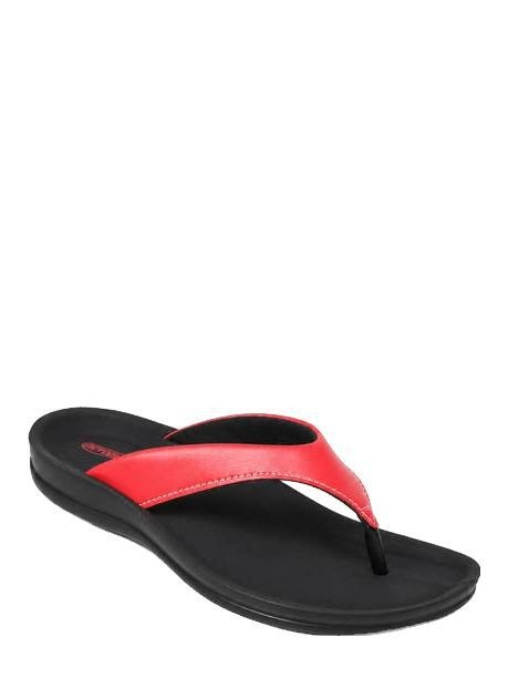 AEROTHOTIC Amicia Flip Flop With Orthotic Footbed - Red