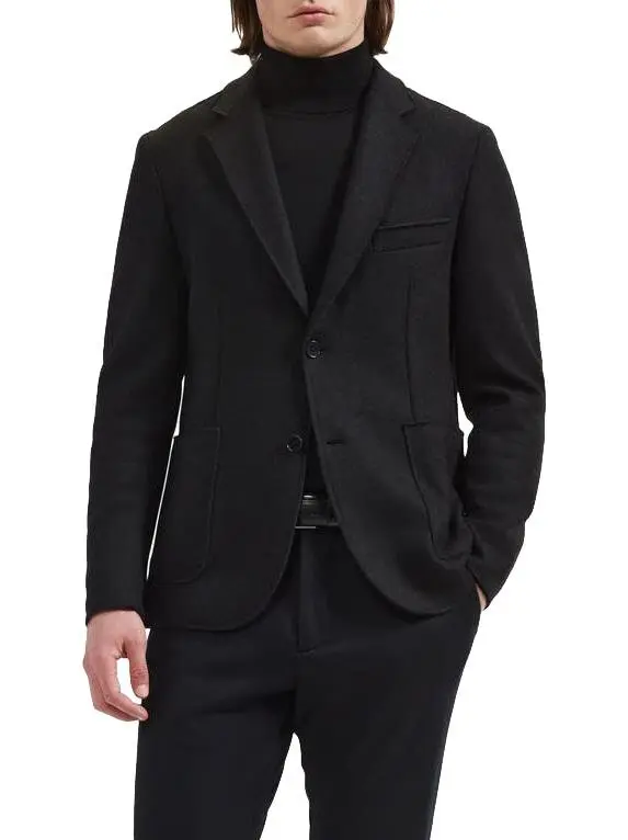 Bugatchi Wool Blend Blazer - Black