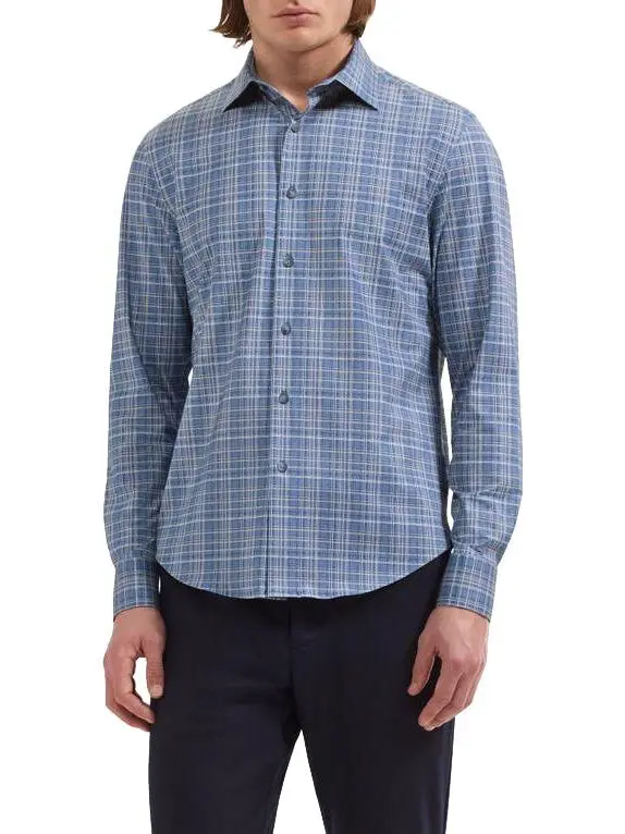 Bugatchi James Ooohcotton® Button-up Shirt - Indigo