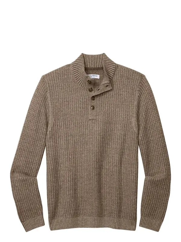 Tommy Bahama Autumn Pier Button Placket Sweater - Auberage