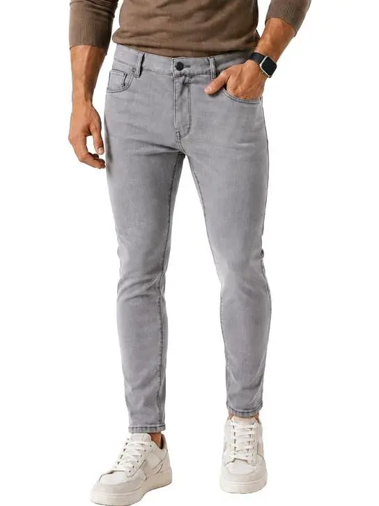 MACEOO Marthyr010 Straight Leg Jeans - Grey