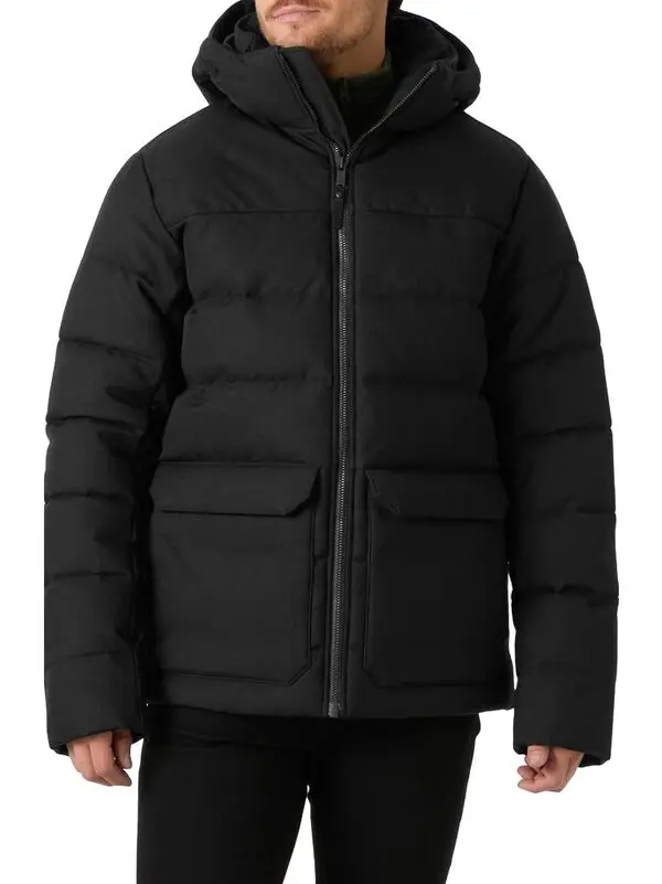 Helly Hansen Puffy Parka With Hood And Zip Closure - Black