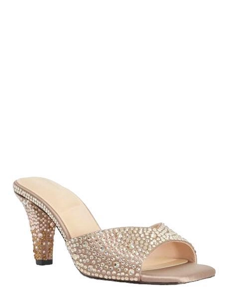 Dune London Madizons Faux Leather Slide Sandal - Mink