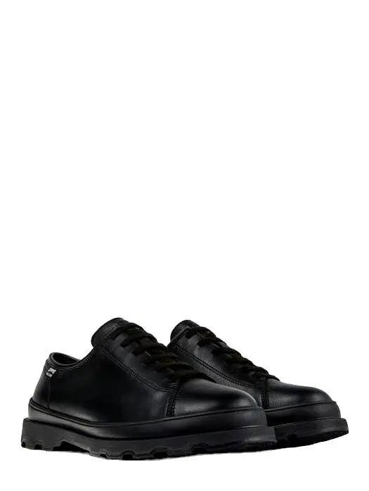 Camper Brutus Waterproof Leather Plain Toe Derby - Black