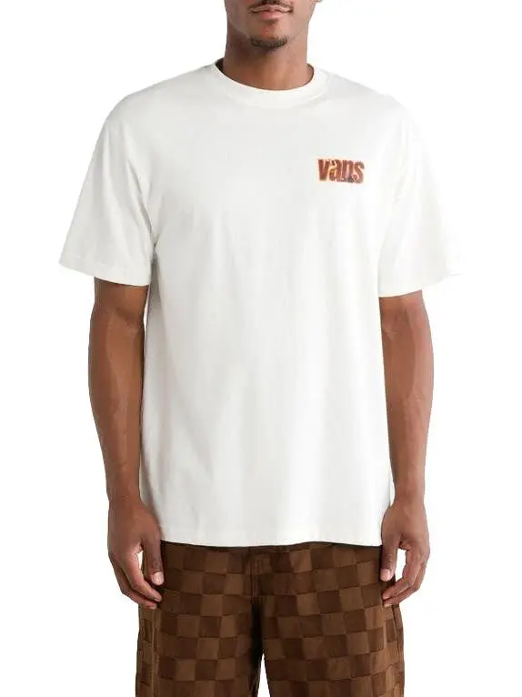 VANS Toasted Cotton Graphic T-shirt - Marshmallow