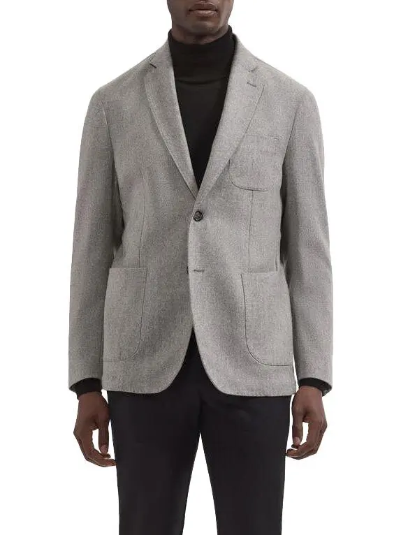 Bugatchi Wool Blend Sport Coat - Grey Stone