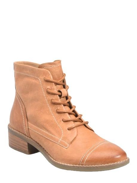 COMFORTIVA Cordia Leather Bootie - Honey