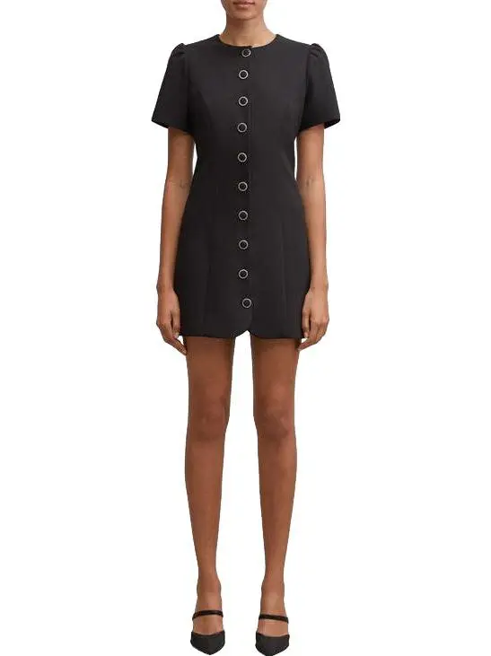 EVER NEW Elinda Button-up Minidress - Black