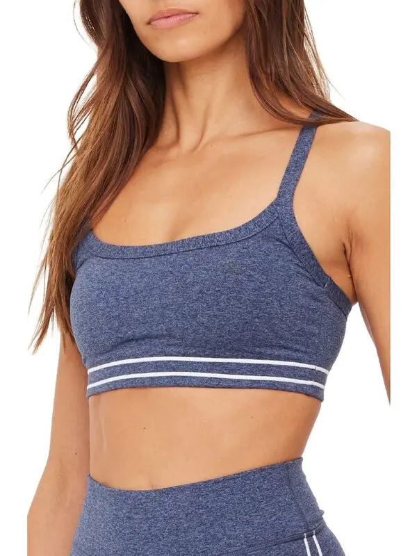 The Upside Bowery Baxter T-back Sports Bra - Blue