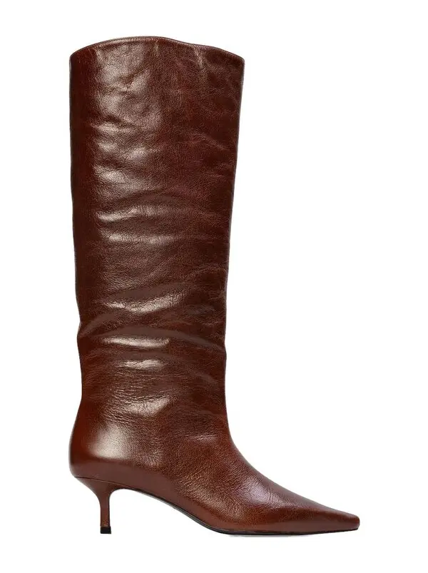 BLACK SUEDE STUDIO Sutton 50 Boot - Cinnamon Leather