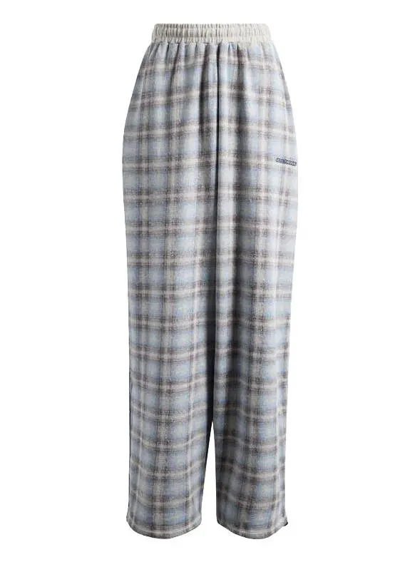 IETS FRANS Harri Cotton Fleece Wide Leg Sweatpants - Grey
