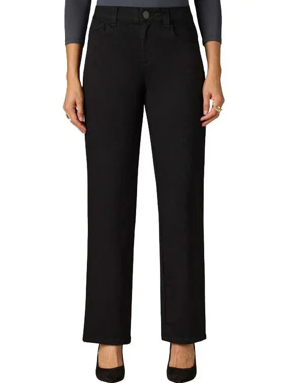 Wit & Wisdom Sawyer Straight Leg Jeans - Black