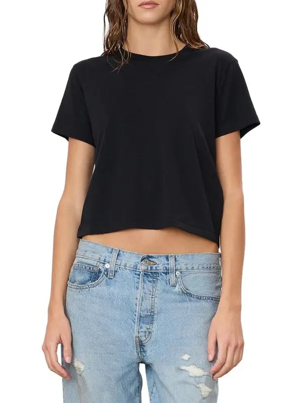 Eterne Short-sleeved Boxy T-shirt - Black