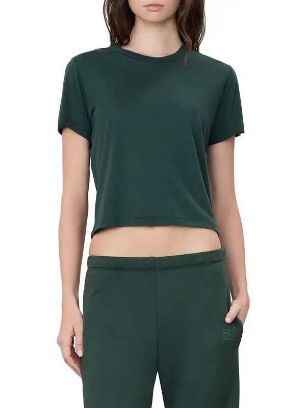 Eterne Short Sleeve Boxy T-shirt - Forest