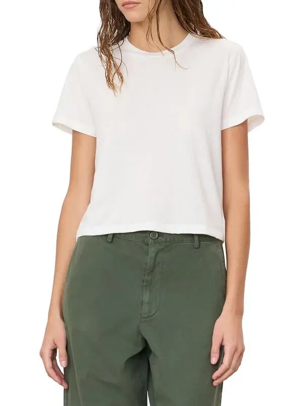 Eterne Short-sleeved Boxy T-shirt - Ivory