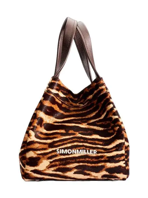 SIMONMILLER Haircalf Quad Bag - Abstract Cheetah