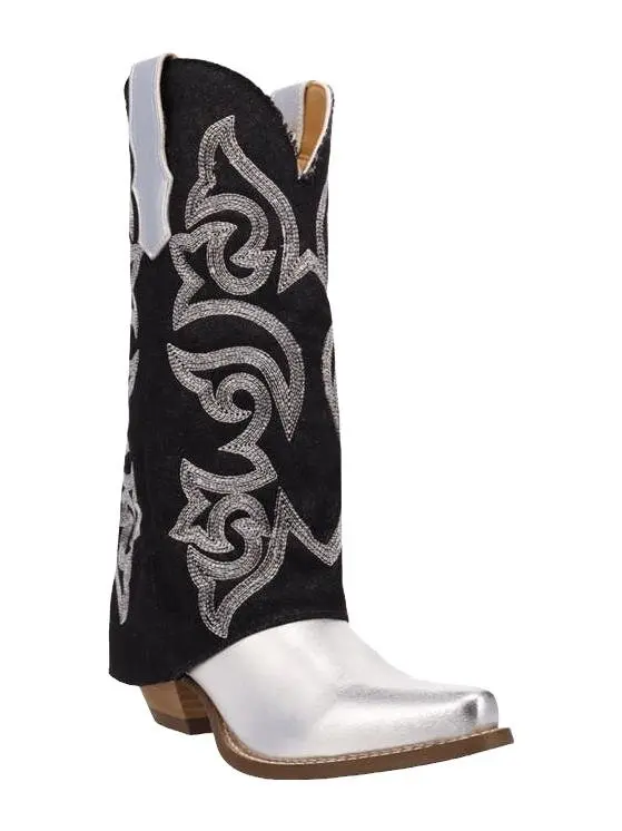 DINGO Southern Sass Western Boot - Silver