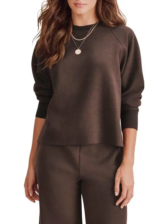 Splendid Winslow Raglan Sweatshirt - Java Brown