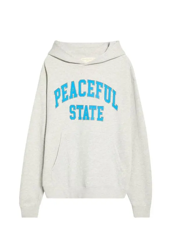 MUSEUM OF PEACE & QUIET Peaceful State Hoodie - Ash