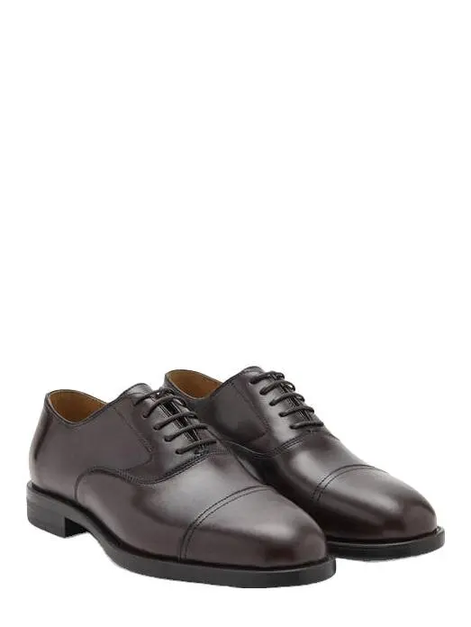 Mango Leather Oxford - Brown