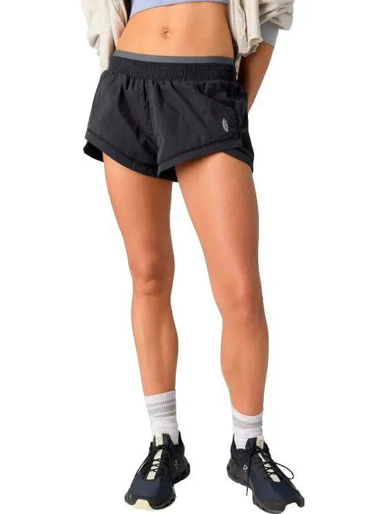Free People On The Go Performance Shorts - Black