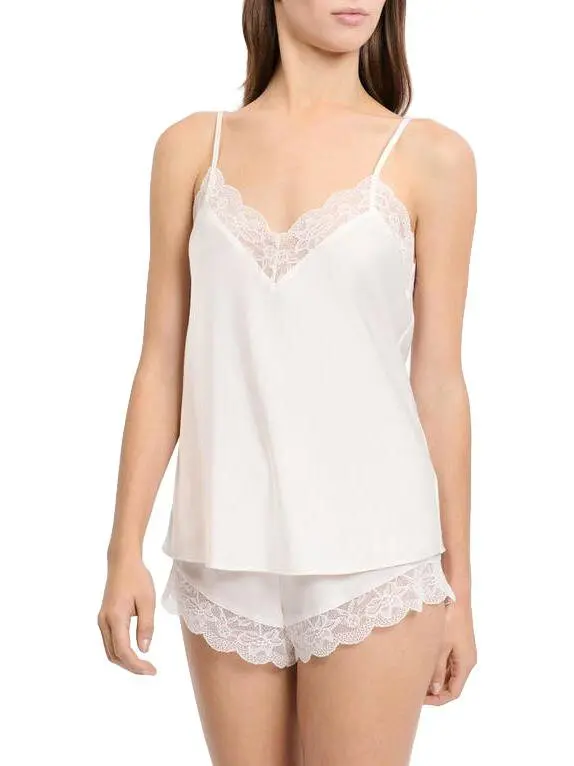 ETAM Desire Lace Trim Camisole - Ecru