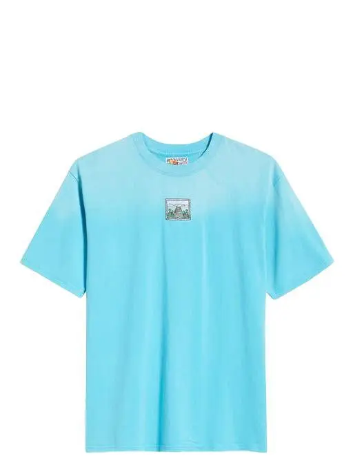 VERYRARE Heaven Can Wait Cotton Graphic T-shirt - Blue