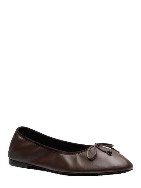 STUART WEITZMAN Nia Ballet Flat - Walnut/walnut/vanilla