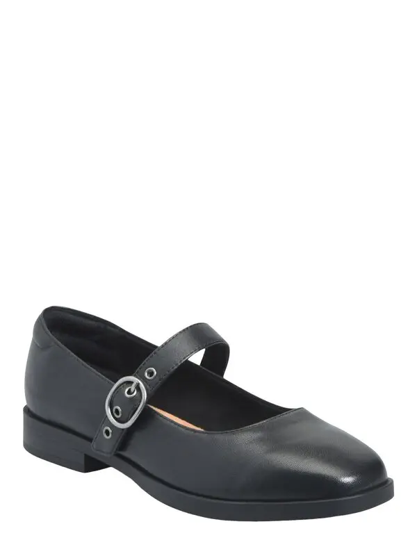 COMFORTIVA Brewer Mary Jane Flat - Black