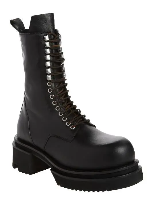 Rick Owens Bogun Platform Lace-up Boot Bogun Platform Lace-up Boot Bogun Platform Lace-up Boot Bogun Platform Lace-up Boot - Black