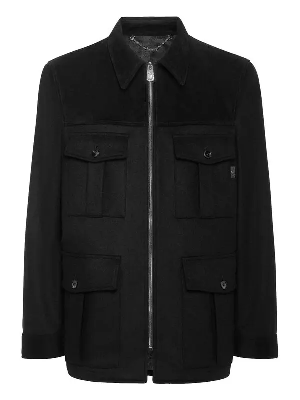 BILLIONAIRE Field Jacket - Black