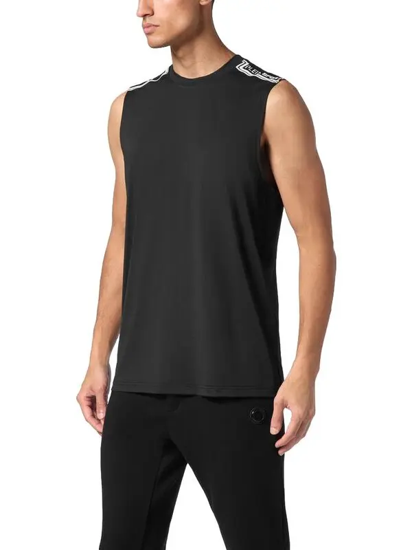 PLEIN SPORT Tank Top - Black
