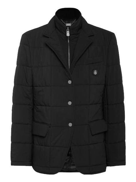 BILLIONAIRE Padded Travel Blazer - Black