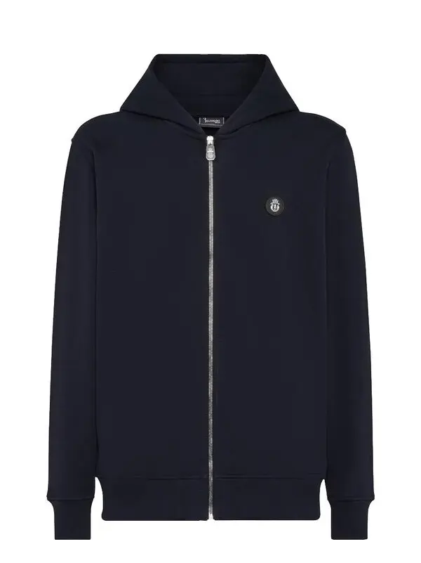 BILLIONAIRE Hoodie Sweatjacket Lion - Navy