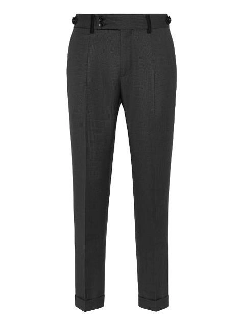 BILLIONAIRE Chino Belt Inserts Trousers - Black