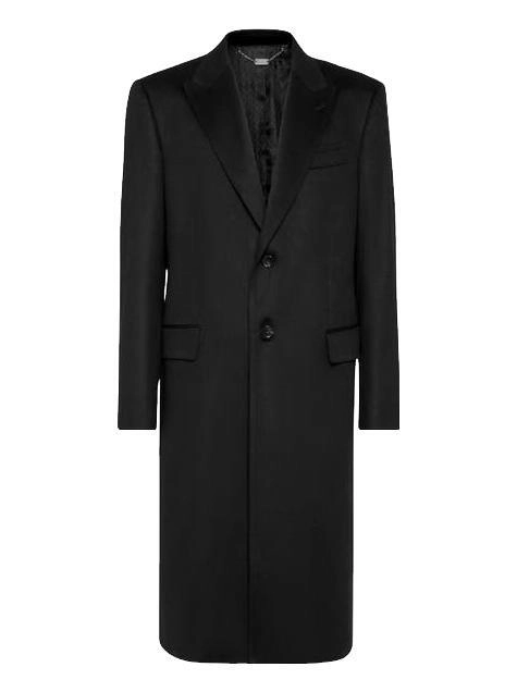 BILLIONAIRE Cashmere Regular Fit Coat - Black