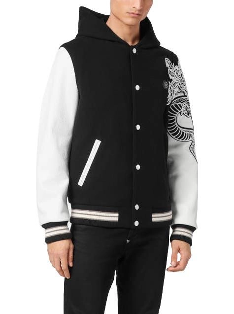 Philipp Plein Bomber Monogram - Black