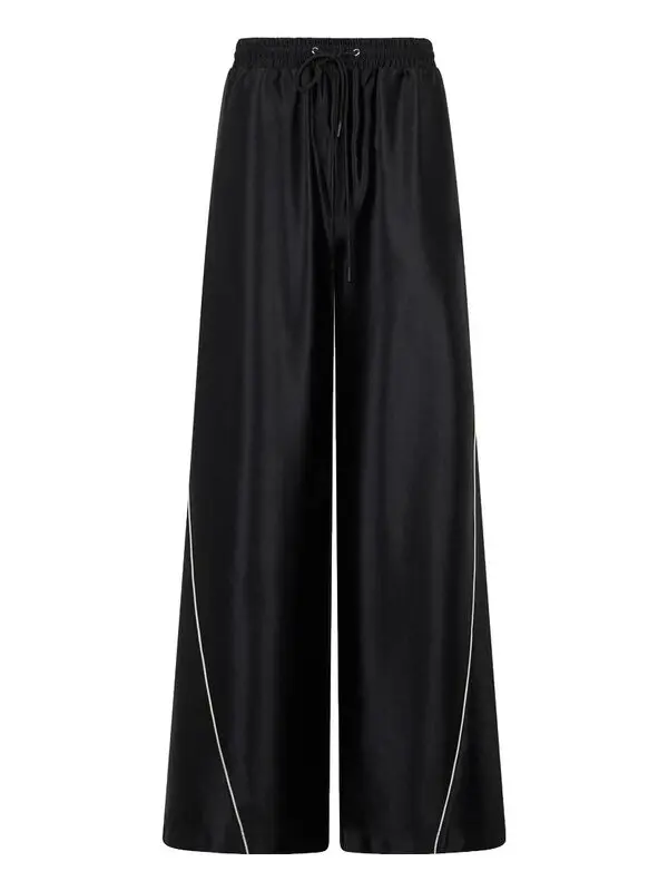 Philipp Plein Laminated Tracksuit Pants - Black