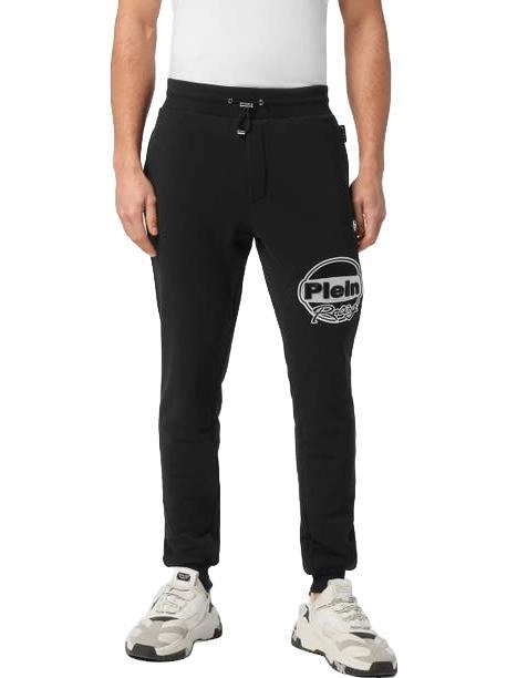 Philipp Plein Jogging Pants Cars Racing - Black/white