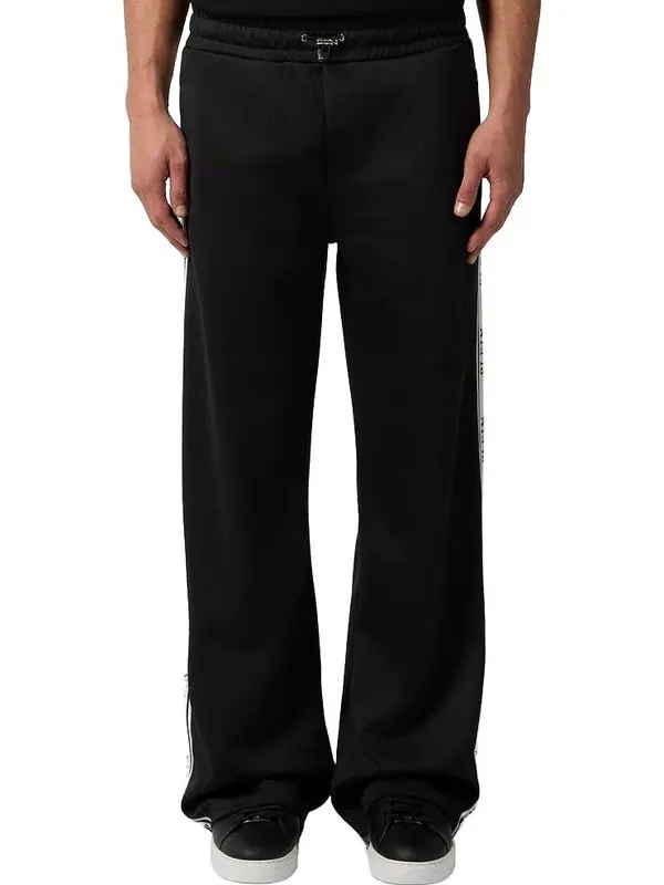 Philipp Plein Tracksuit Trousers Jacquard Logo - Black