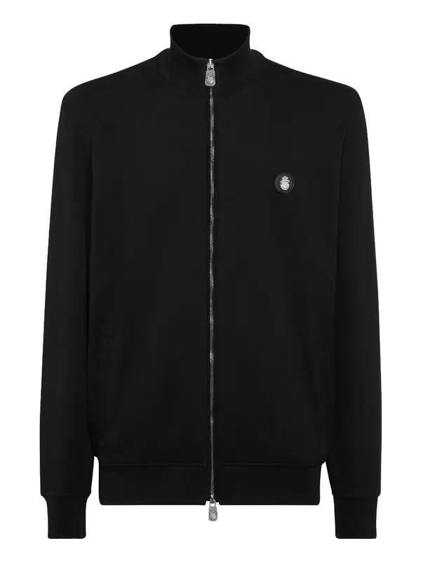 BILLIONAIRE Full-zip Tracksuit Jacket - Black