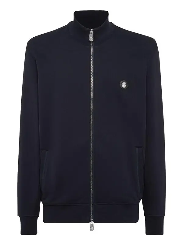 BILLIONAIRE Full-zip Tracksuit Jacket - Navy