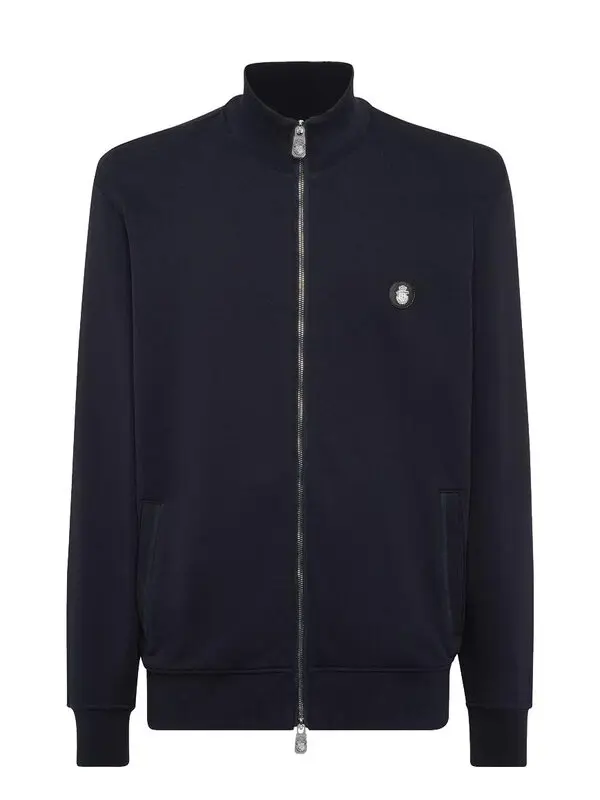 BILLIONAIRE Full-zip Tracksuit Jacket - Navy