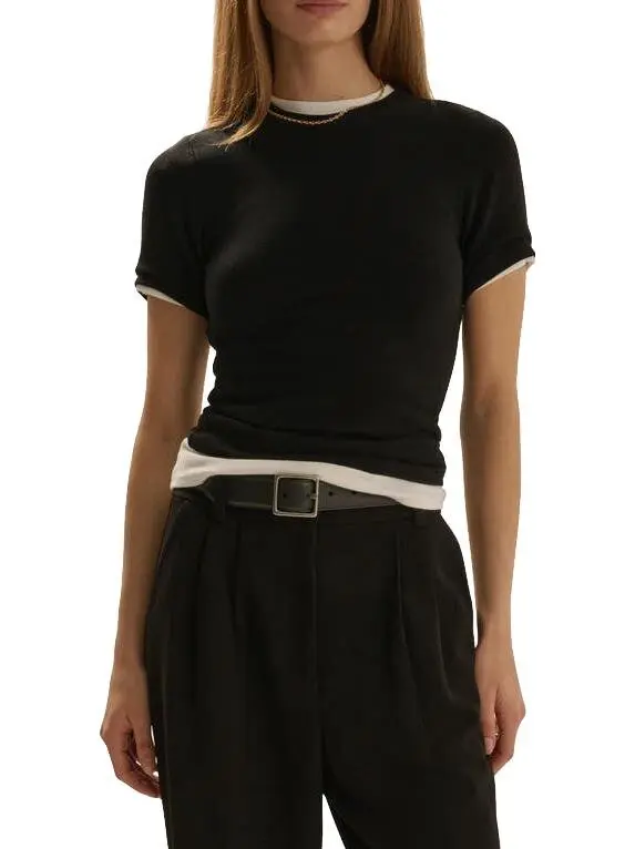 FAVORITE DAUGHTER The Heritage Baby T-shirt - Black