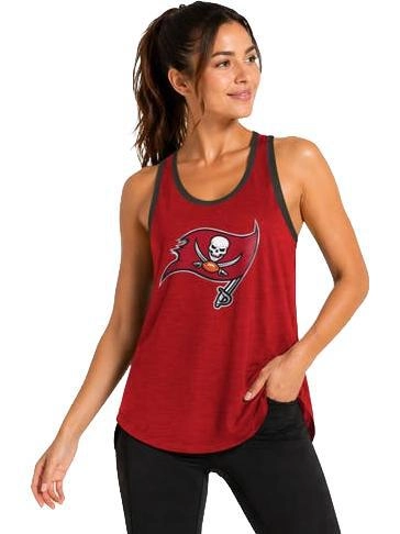 G-III 4HER BY CARL BANKS Tampa Bay Buccaneers Tater Ii Racerback Tank Top - Red