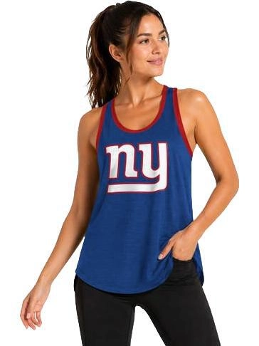 G-III 4HER BY CARL BANKS New York Giants Racerback Tank Top - Royal