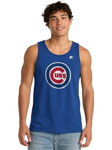 STARTER Chicago Cubs Tank Top - Royal