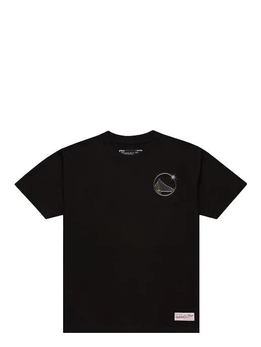 Mitchell & Ness Golden State Warriors Airbrush T-shirt - Black