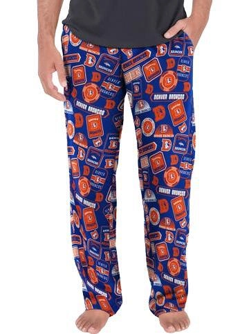CONCEPTS SPORT Denver Broncos Throwback Logo Grady Pants - Navy