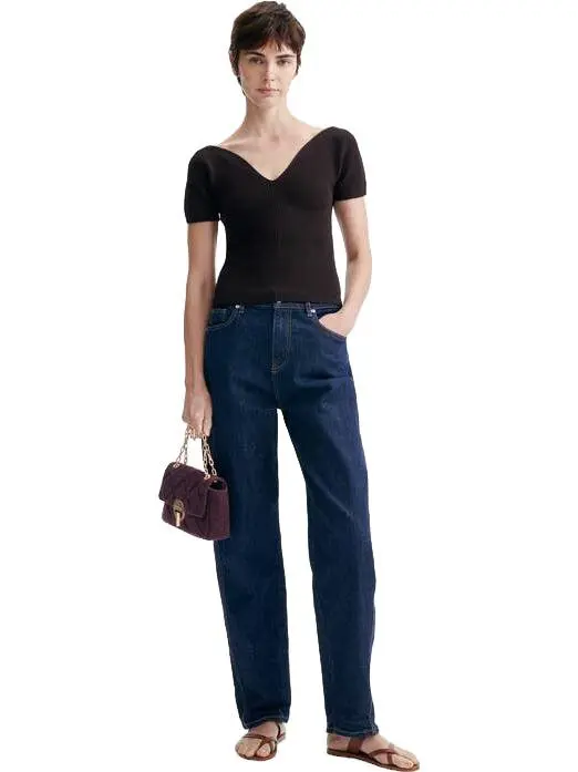 Vanessa Bruno Knit Top - Brun